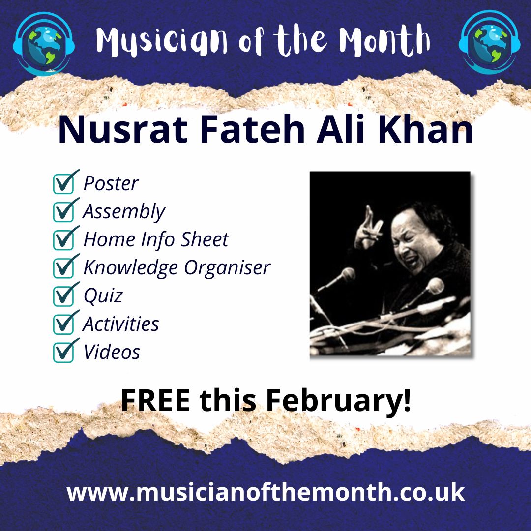 Musician of the Month: Nusrat Fateh Ali Khan | Music Mark